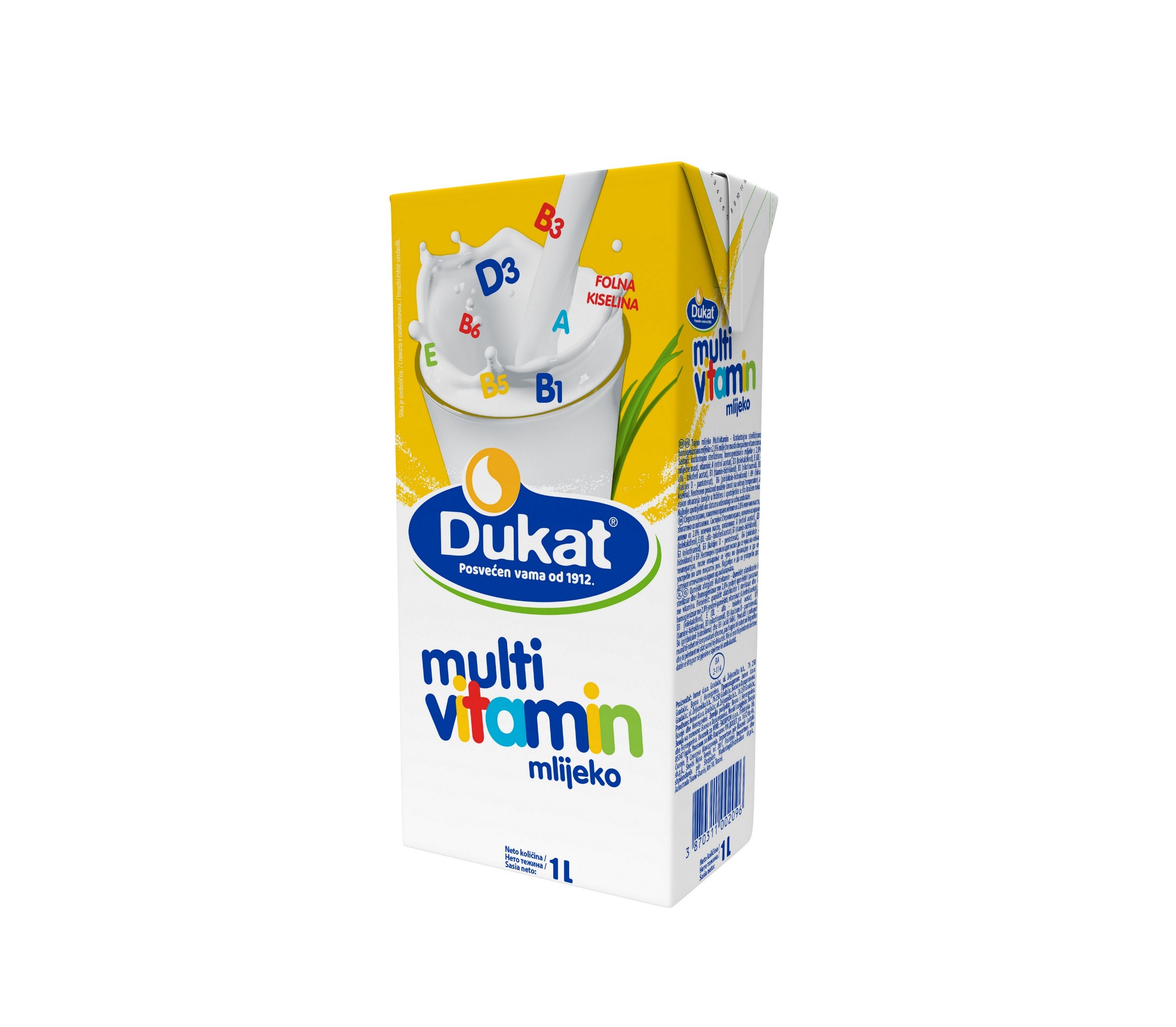Dukat trajno mlijeko multivitamin 1l - Skorpion Food service